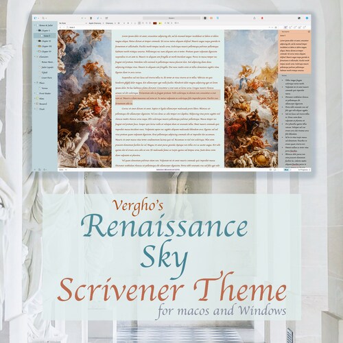 Rolling Highlands Scrivener Theme for Mac & Windows dark - Etsy