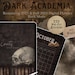 Daily Planner Printable Dark Academia Stationary Dark Academia Gifts ...