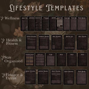 Dark Academia Journal Dark Academia Calendar Witchy Digital Planner ...