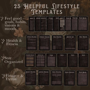 Dark Academia Journal Dark Academia Calendar Witchy Digital Planner ...