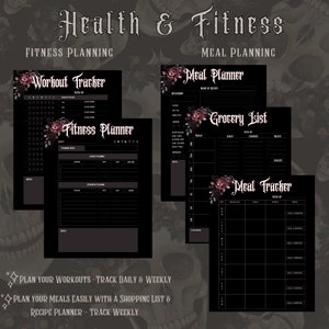 Gothic Planner Digital Planner Gothic Good Notes Planner Goth Planner ...
