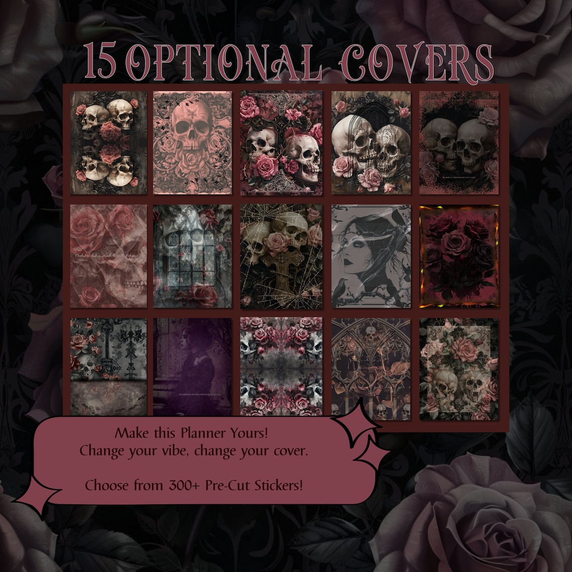 Gothic Planner Digital Planner Gothic Good Notes Planner Goth Planner ...