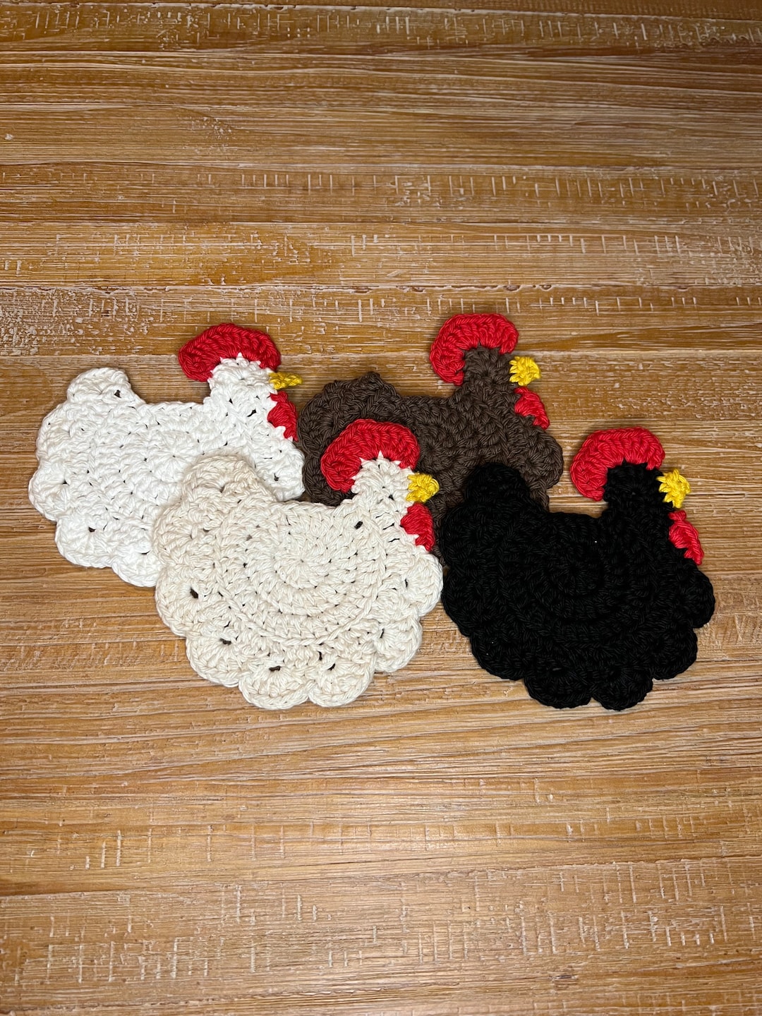 Farmhouse Chicken/rooster Coaster Sets; Great for Everybody and Every ...