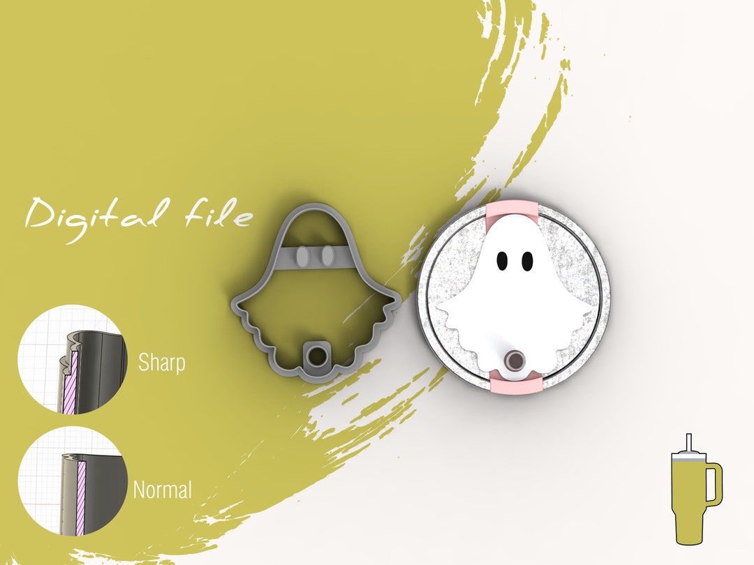 Stanley Topper Ghost Halloween Polymer Clay Cutters | Digital STL File ...