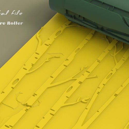 Rattan A Polymer Clay Seamless Texture Roller Digital STL - Etsy