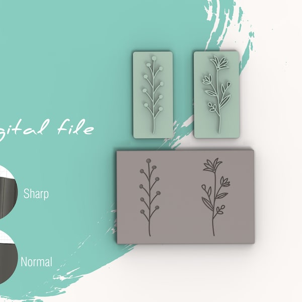 Flower Digital Stamp - Etsy