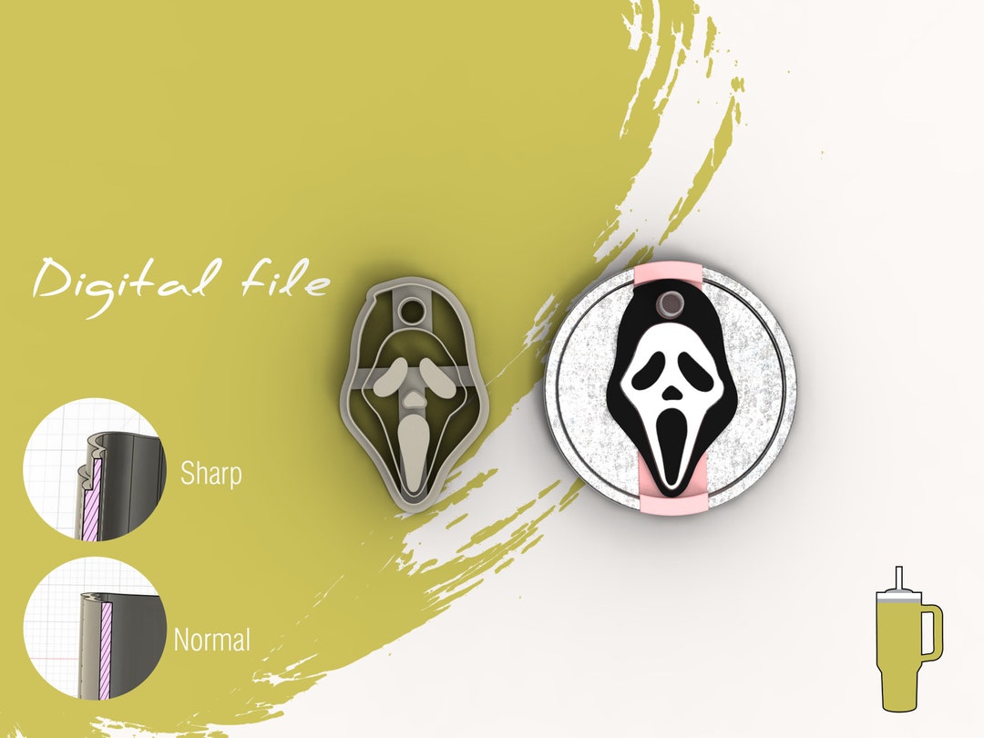 Stanley Topper Scream Halloween Polymer Clay Cutters | Digital STL File ...