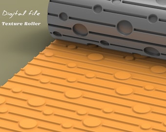Honeycomb Seamless Polymer Clay Texture Roller Digital STL - Etsy