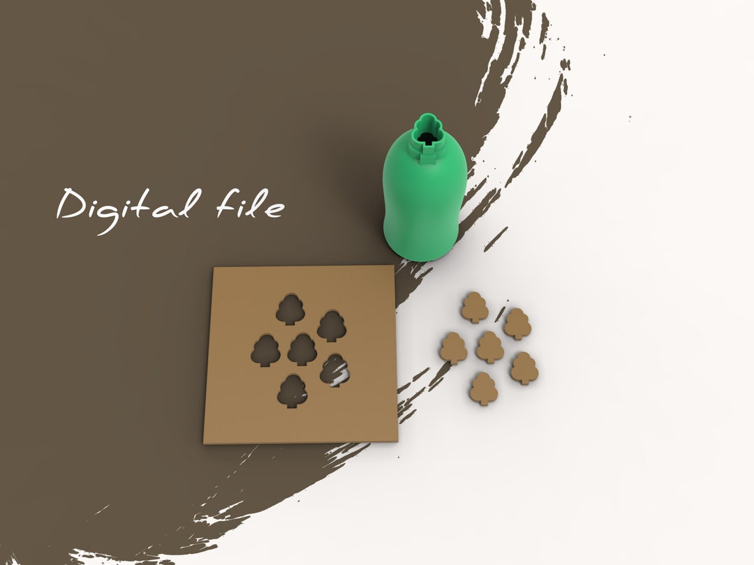 Tree Polymer Micro Clay Cutter | Digital STL File - Etsy