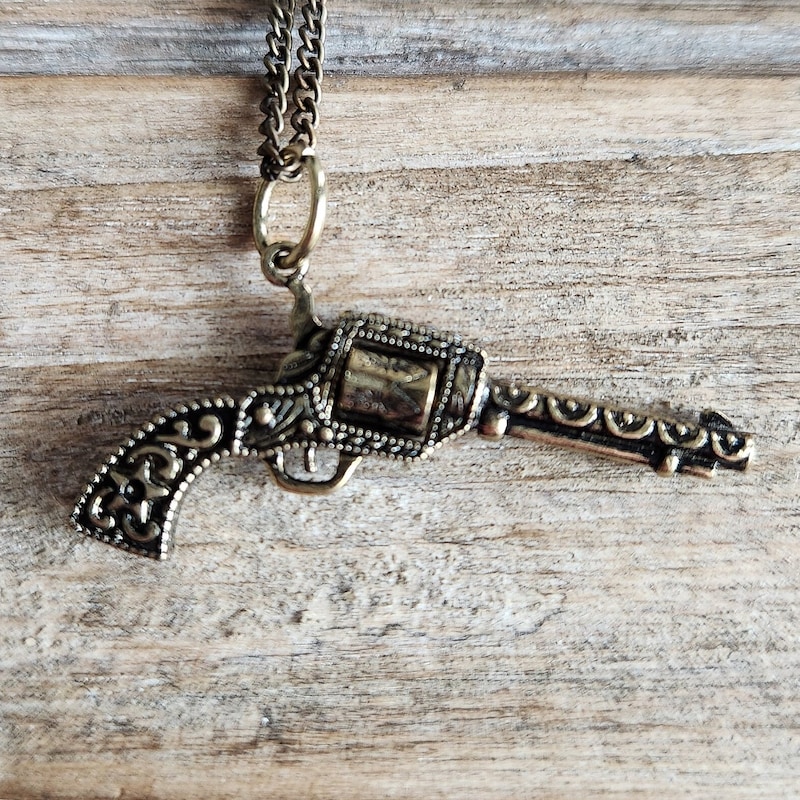 Revolver Charm - Etsy