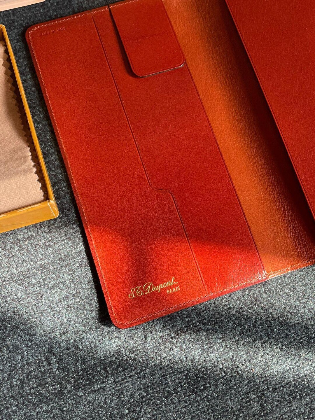 S.T. Dupont Paris Leather Address Book With Original Box - Etsy