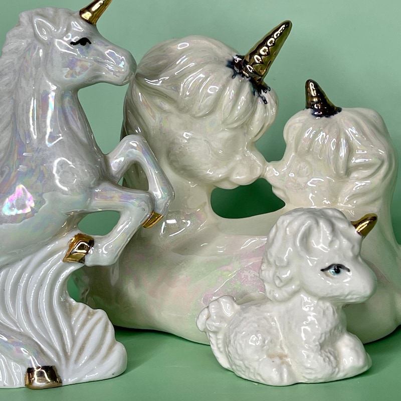 Unicorn Figurines - Etsy