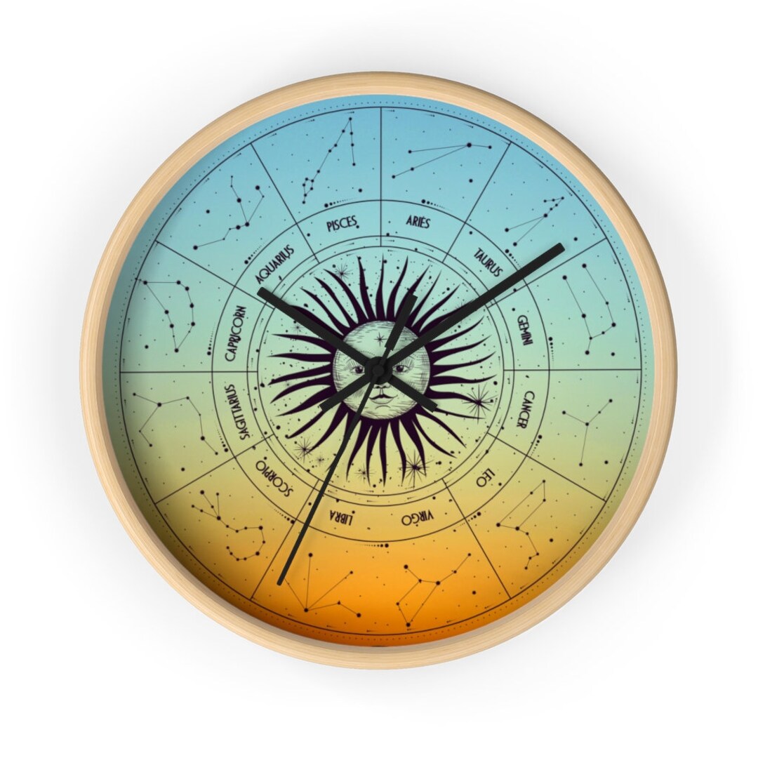 Astrology Wall Clock, Astrological Zodiac Signs, Daily Horoscope ...