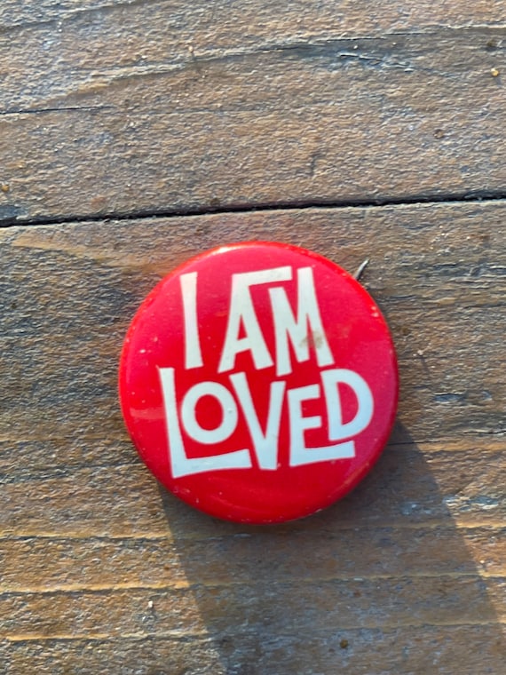 Vintage I Am Loved Pin Small Hippie Pin I Am Loved Pin - Etsy