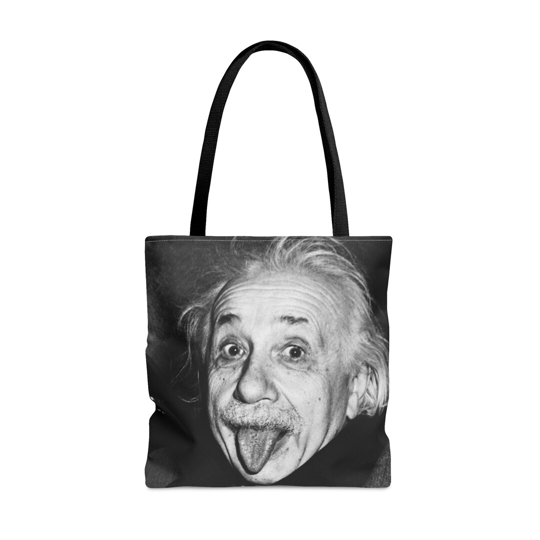 Albert Einstein Tote Bag, Science Enthusiast Gift, Albert Einstein Fan ...