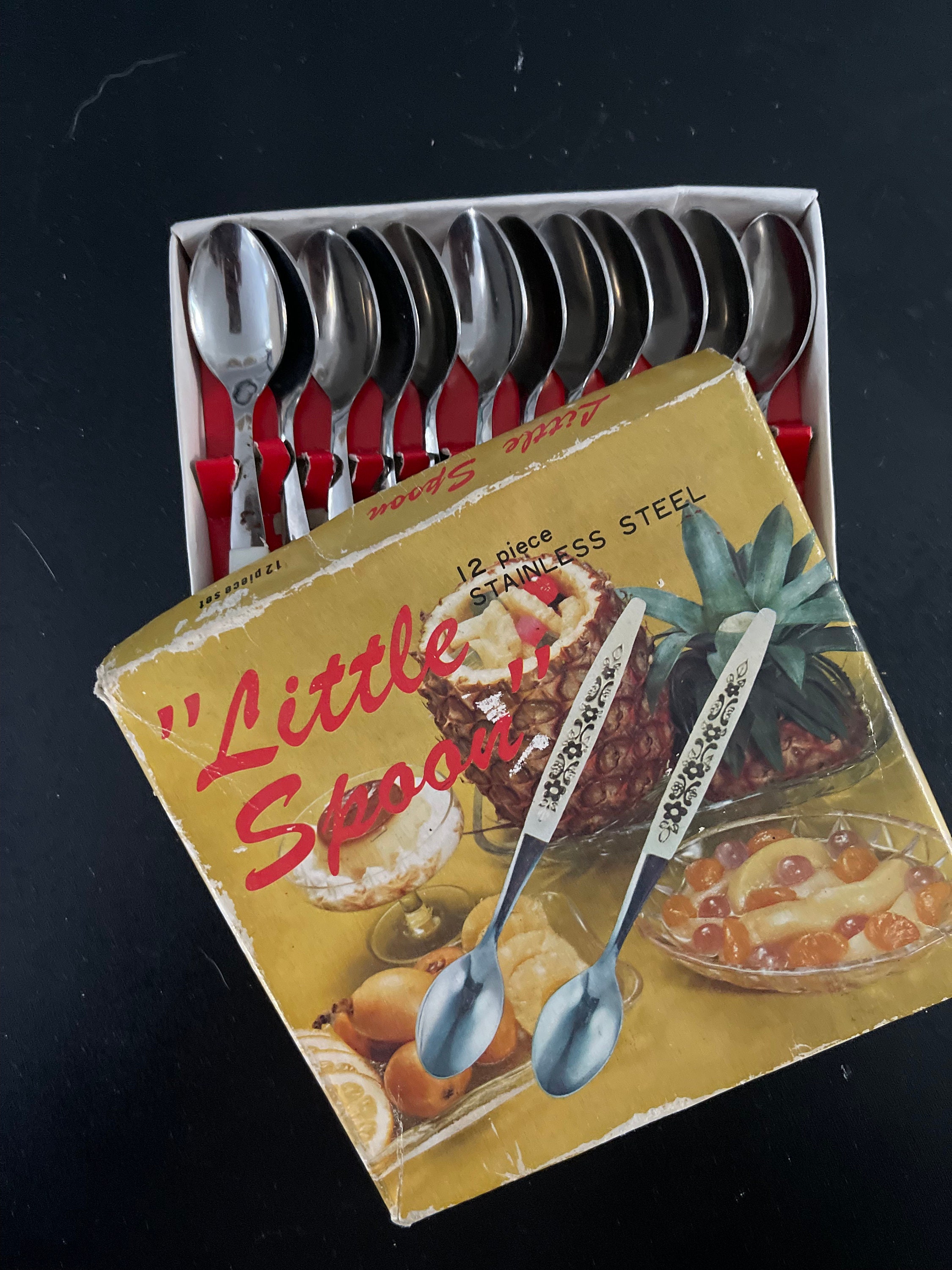 Vintage Little Spoon Set Stainless Steel Hors D'oeuvre - Etsy