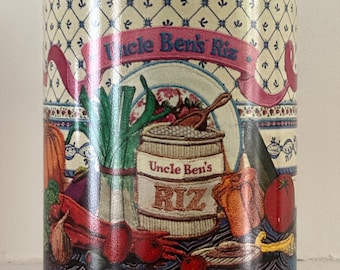 Vintage 1987 Uncle Bens Rice Tin - Etsy