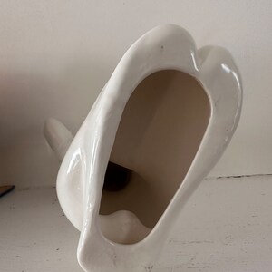 Vintage White Ceramic Nude Pin up Woman Statue, Retro Glazed Mid ...