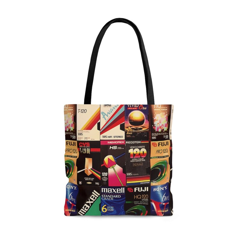 Retro VHS Tapes Tote Bag Vintage 1980's Video Cassette - Etsy Canada