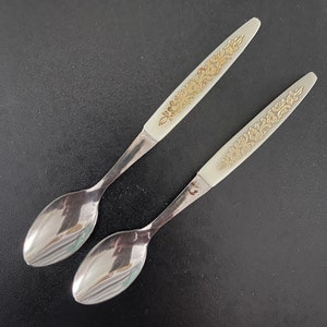 Vintage Little Spoon Set, Stainless Steel Hors D'oeuvre Spoons, Retro ...
