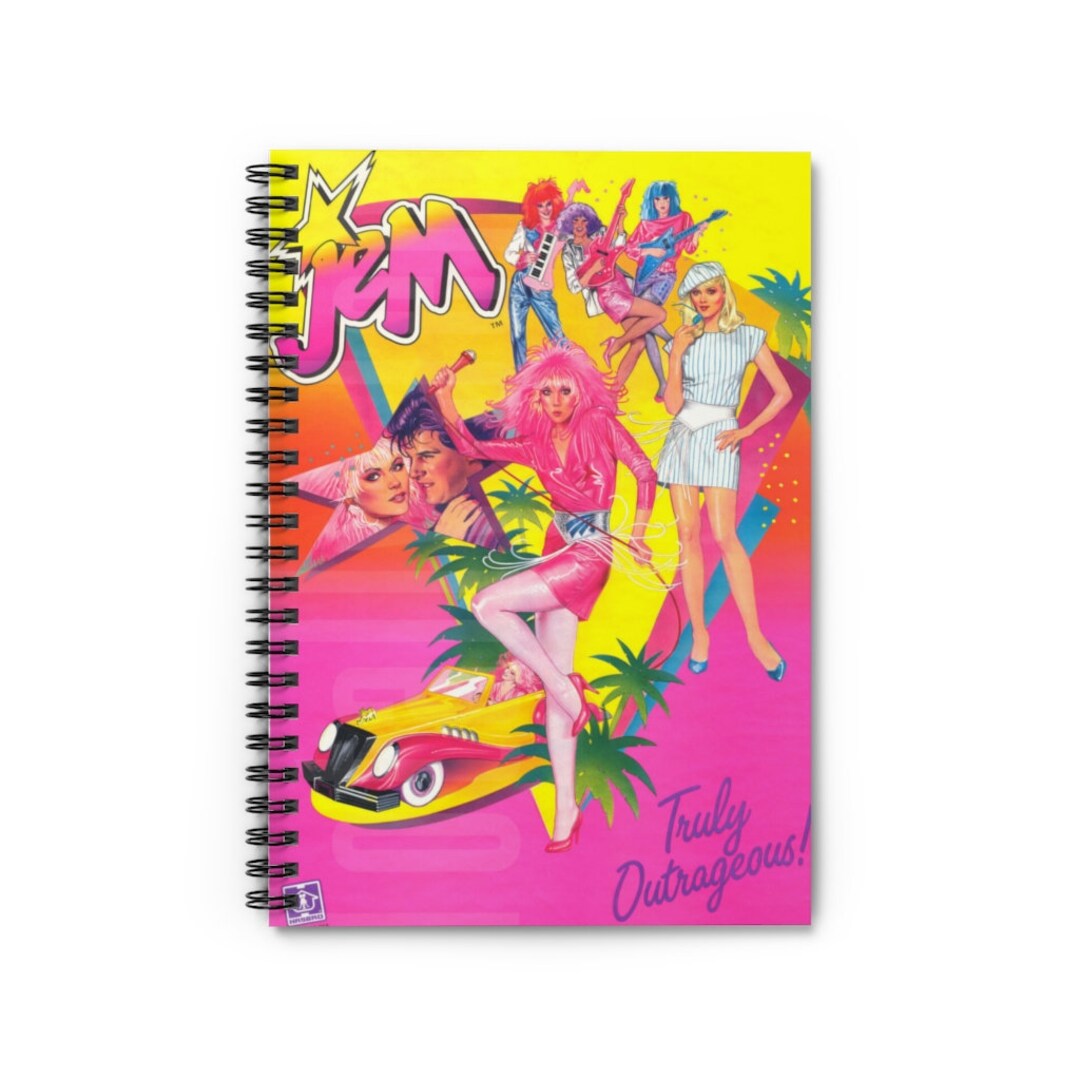 Retro Jem and the Holograms Journal, Vintage 80's Tv Show, Nostalgia ...