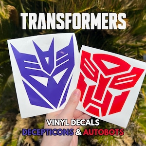 DECALS | Transformers Decepticons and Autobots - Stickers for Car ...