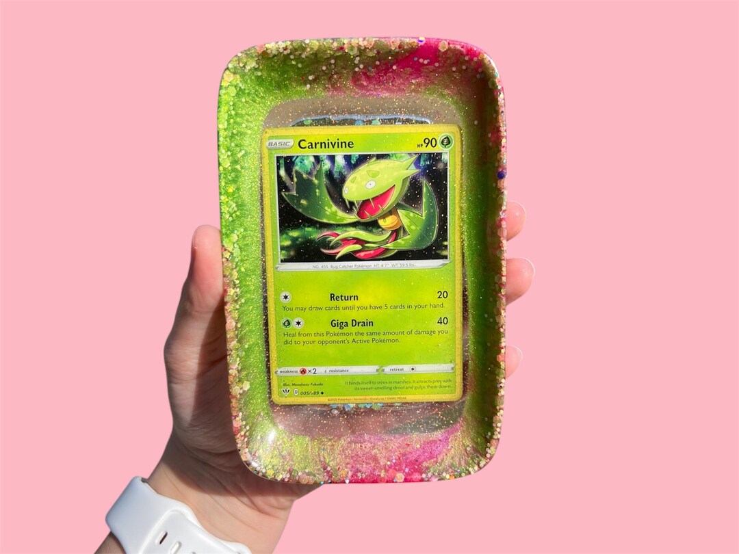 TRAY | Pokemon Carnivine - Resin Art by Faeyruh - Fully Finished ...