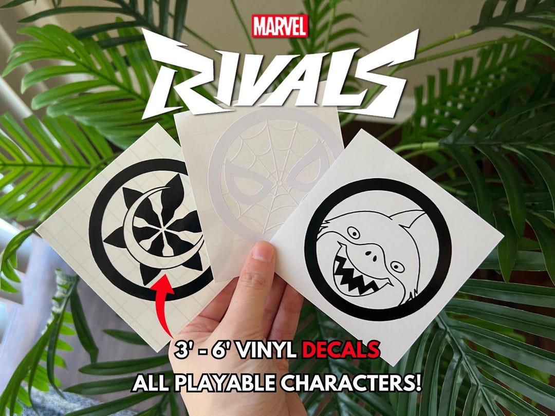 DECALS | Rivals Avengers - Stickers for Car Windows / Bumpers ...