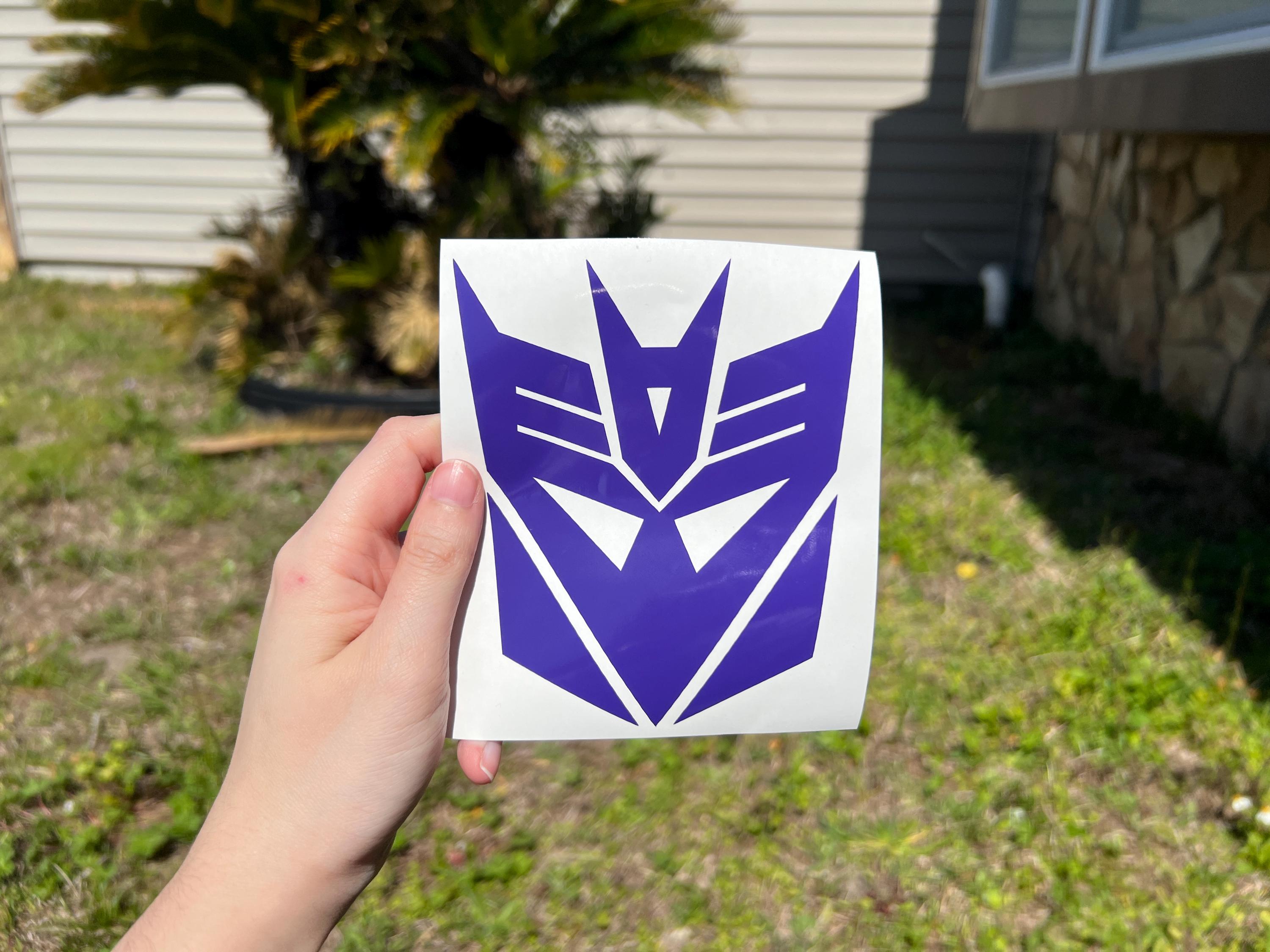 DECALS | Transformers Decepticons and Autobots - Stickers for Car ...