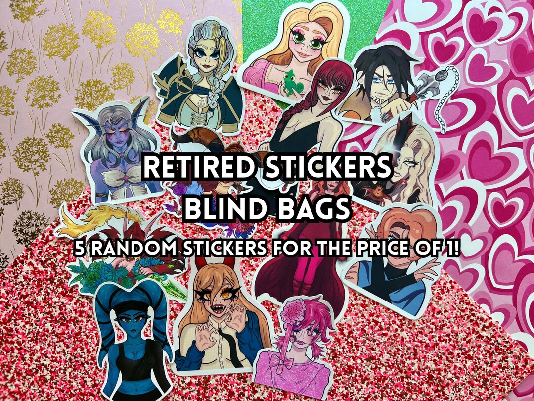 STICKERS | BLIND BAGS - Illustrations by Faeyruh - Vinyl Water ...