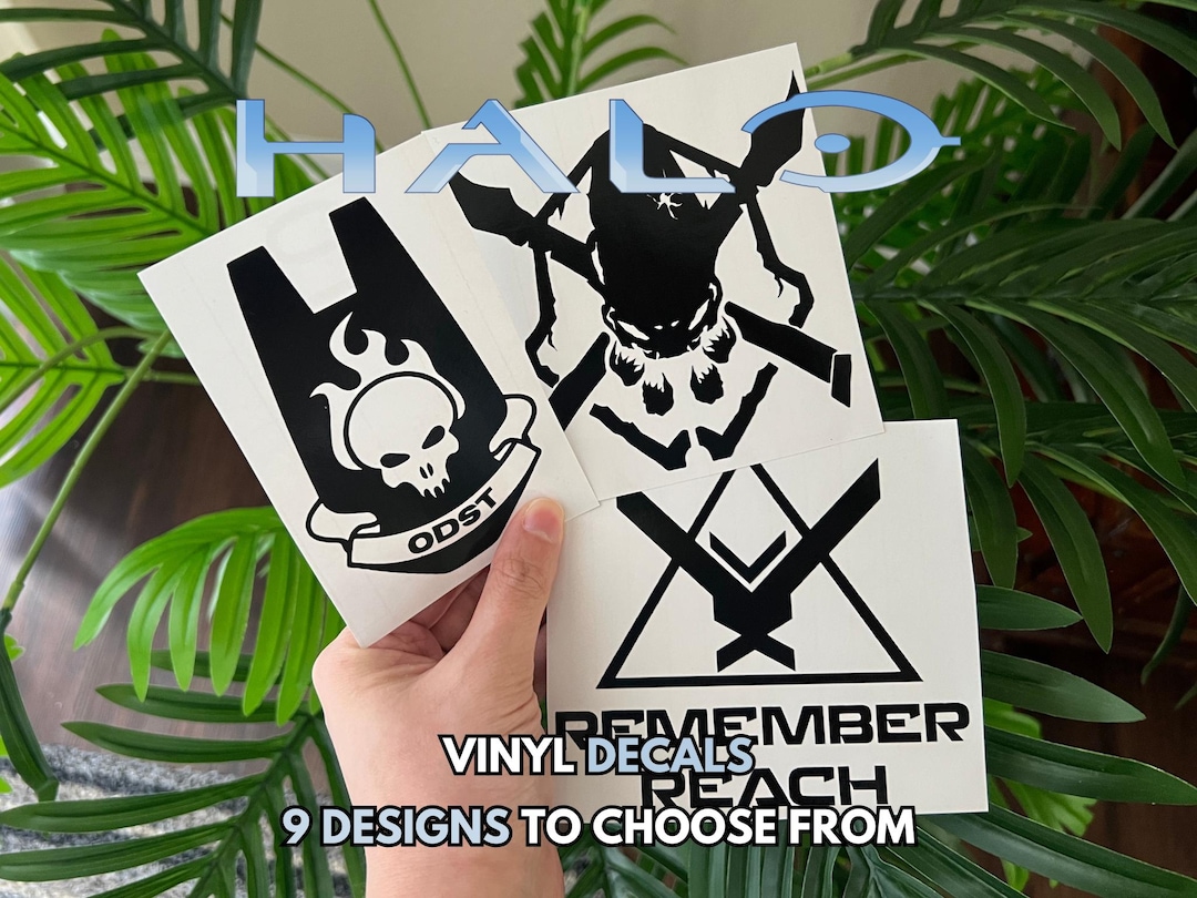 DECALS | Halo - Stickers for Car Windows / Bumpers, Electronics ...