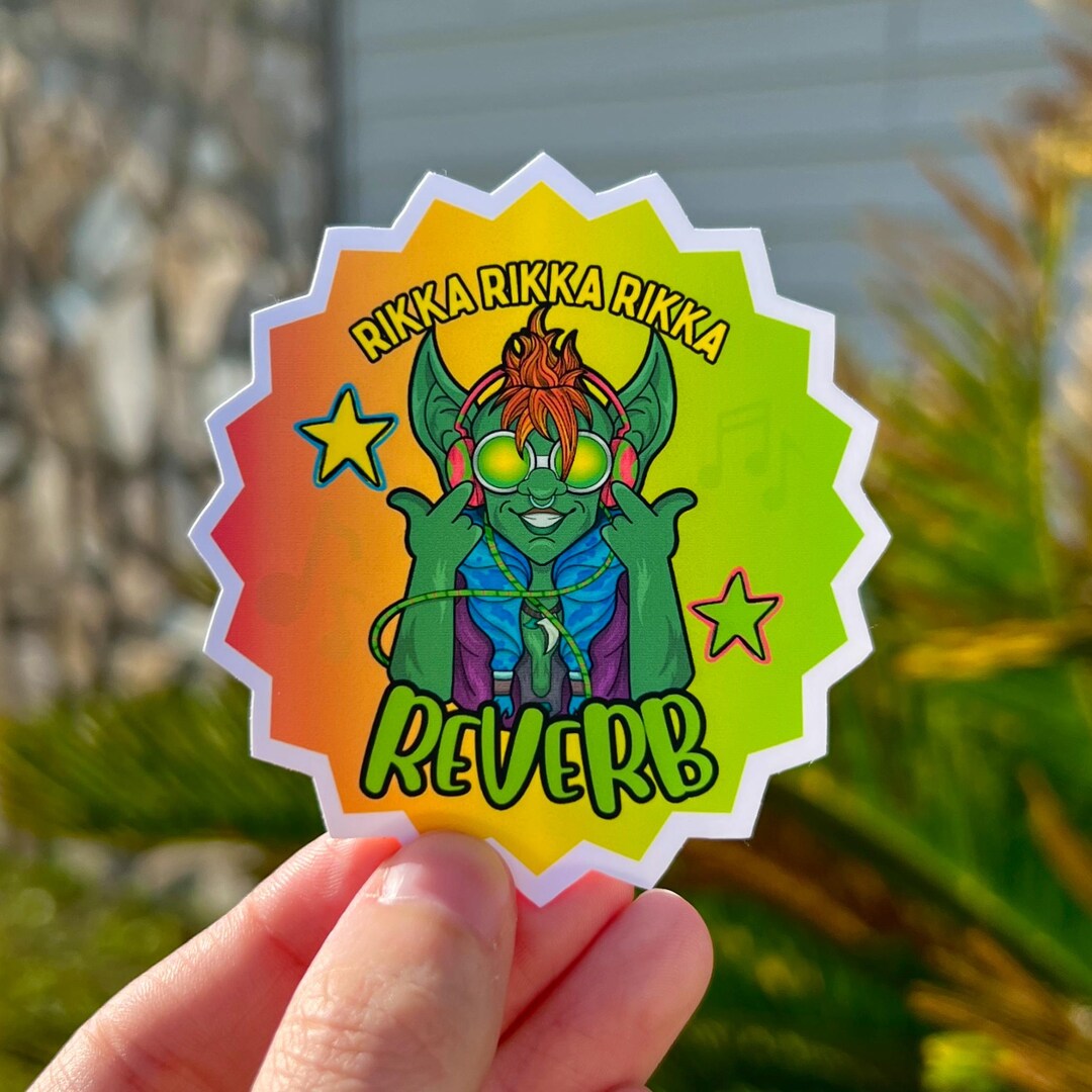 STICKER | Rik Reverb - Illustration by Faeyruh - Vinyl Water Resistant ...
