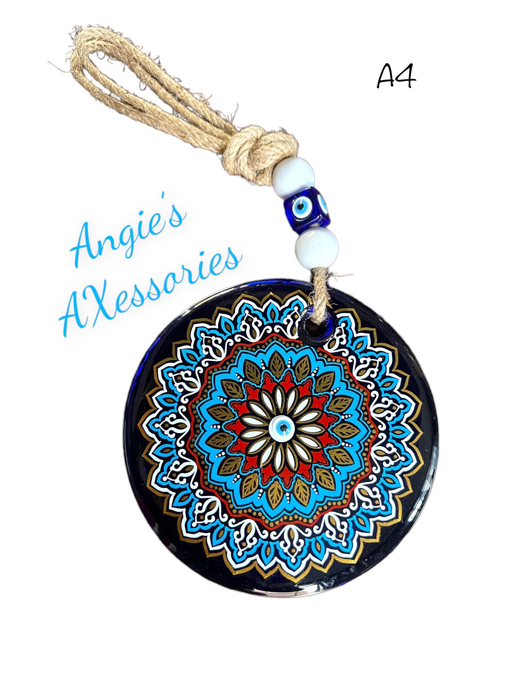 Large Glass Evil Eye Wall Amulets in Six Different Designs. - Etsy