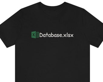 Funny Database Shirt - Etsy