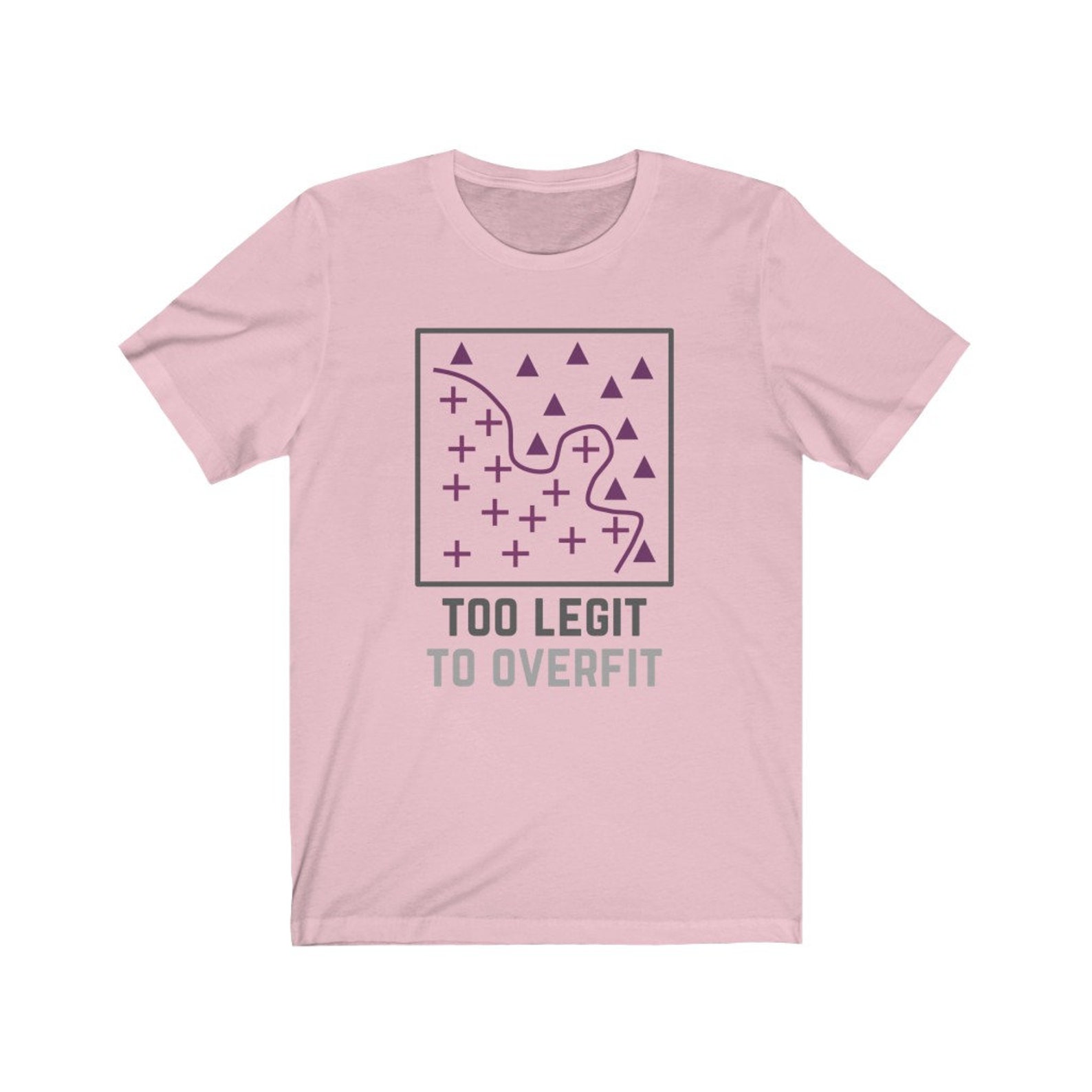 Too Legit to Overfit - Funny Data Science Shirt, Machine Learning ...