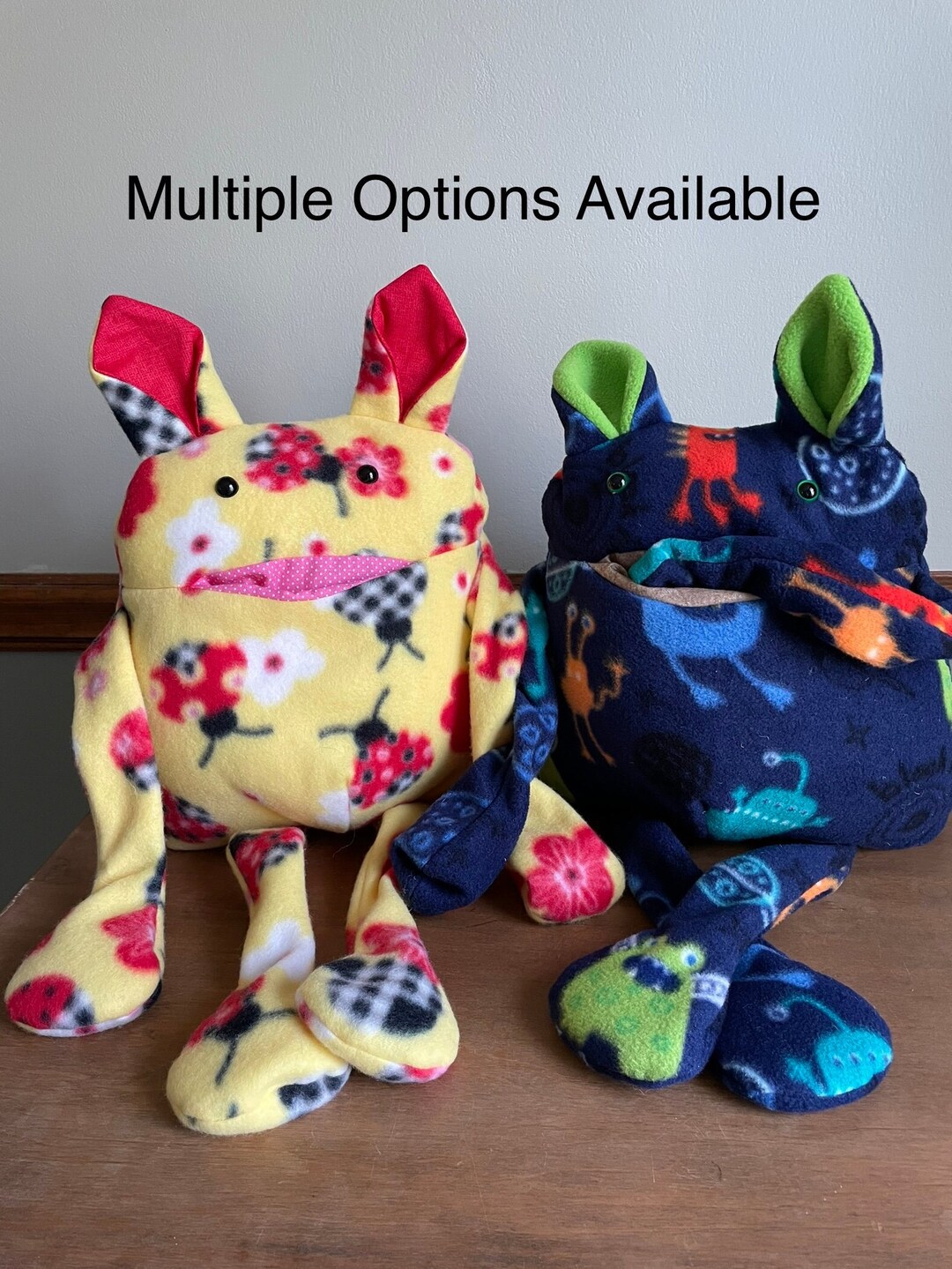 Monster Stuffed Animal - Etsy