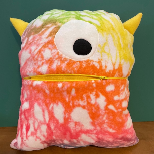 Monster Pillow - Etsy