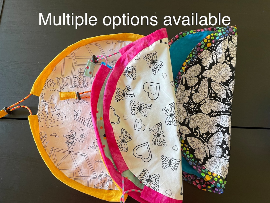 Play Mat Bag - Color In - Etsy