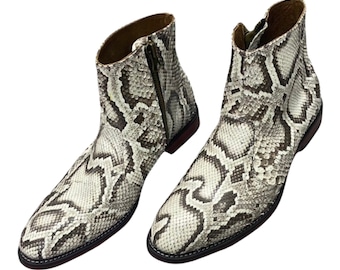 Snake Skin Boots | Etsy