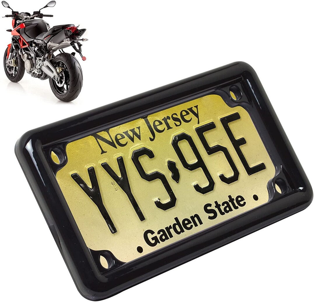 Autogem Universal Led Lighting Motorcycle License Plate Frame Cover ...