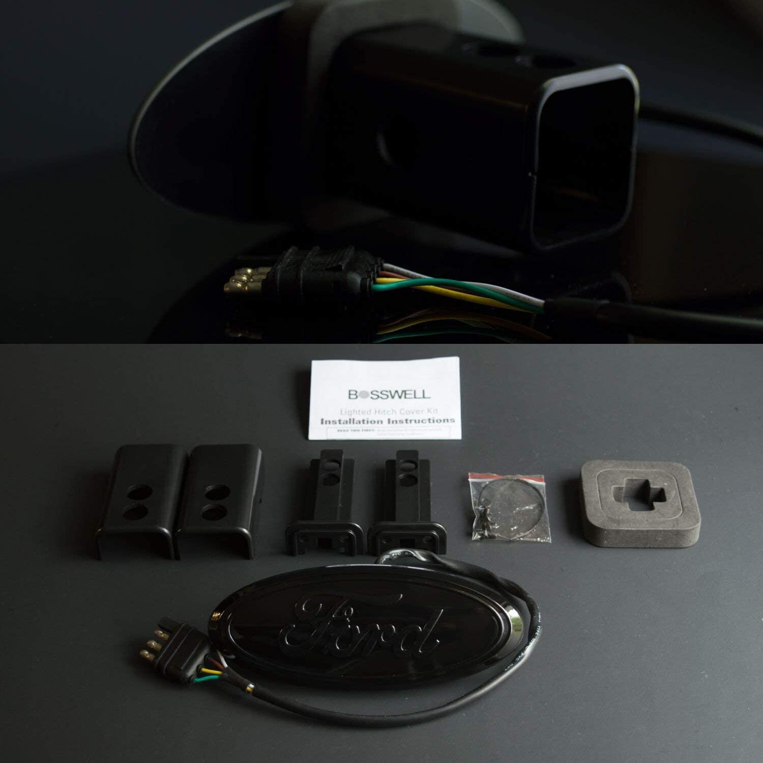 LED Lighted Hitch Cover for Ford Truck Trailer Towing Official - Etsy.de