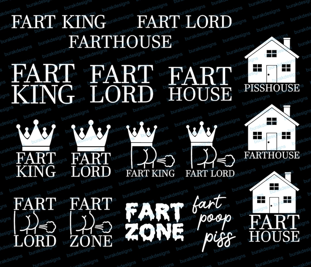 Fart Decals Fart King / Fart Lord / Fart House / Fart Zone - Etsy