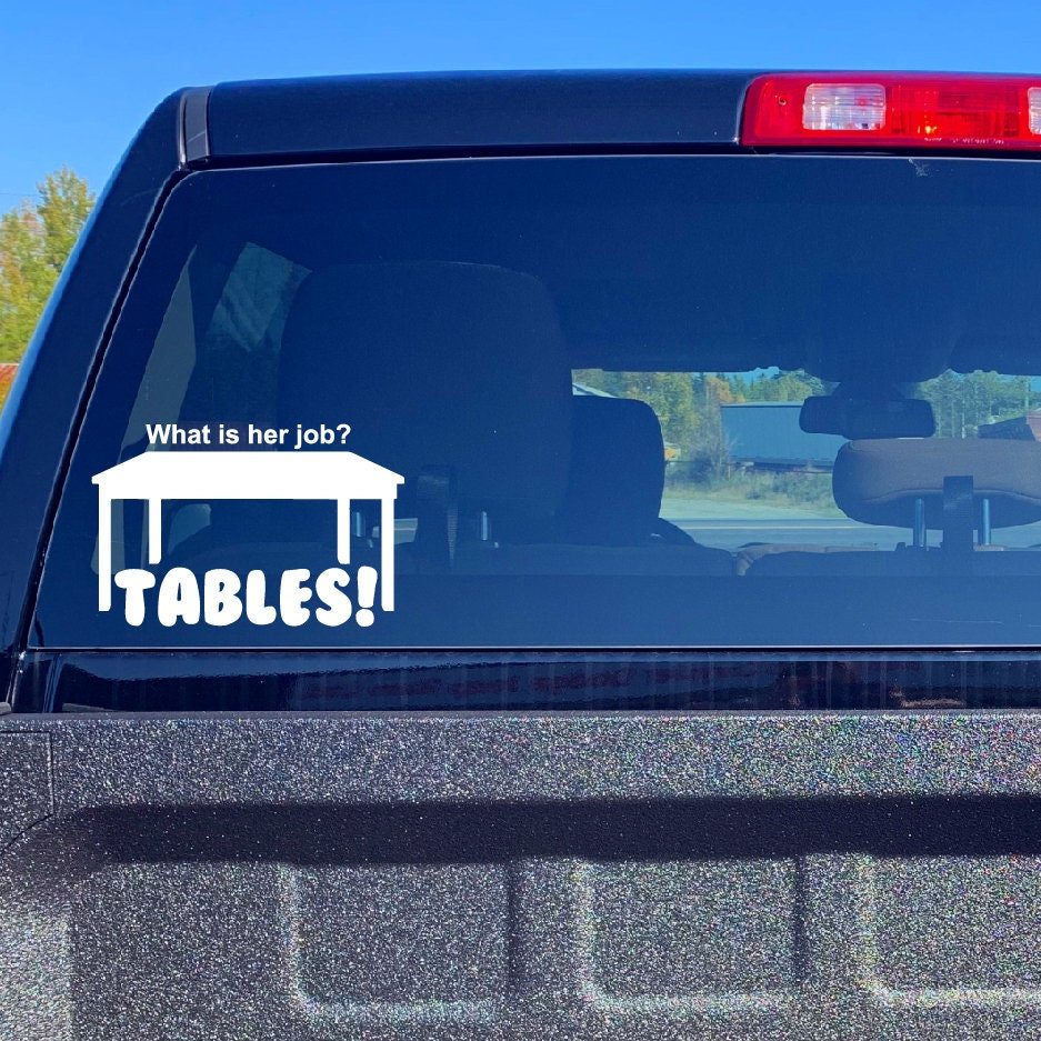 TABLES Decal / I Think You Should Leave Decal / ITYSL / Tim Robinson ...