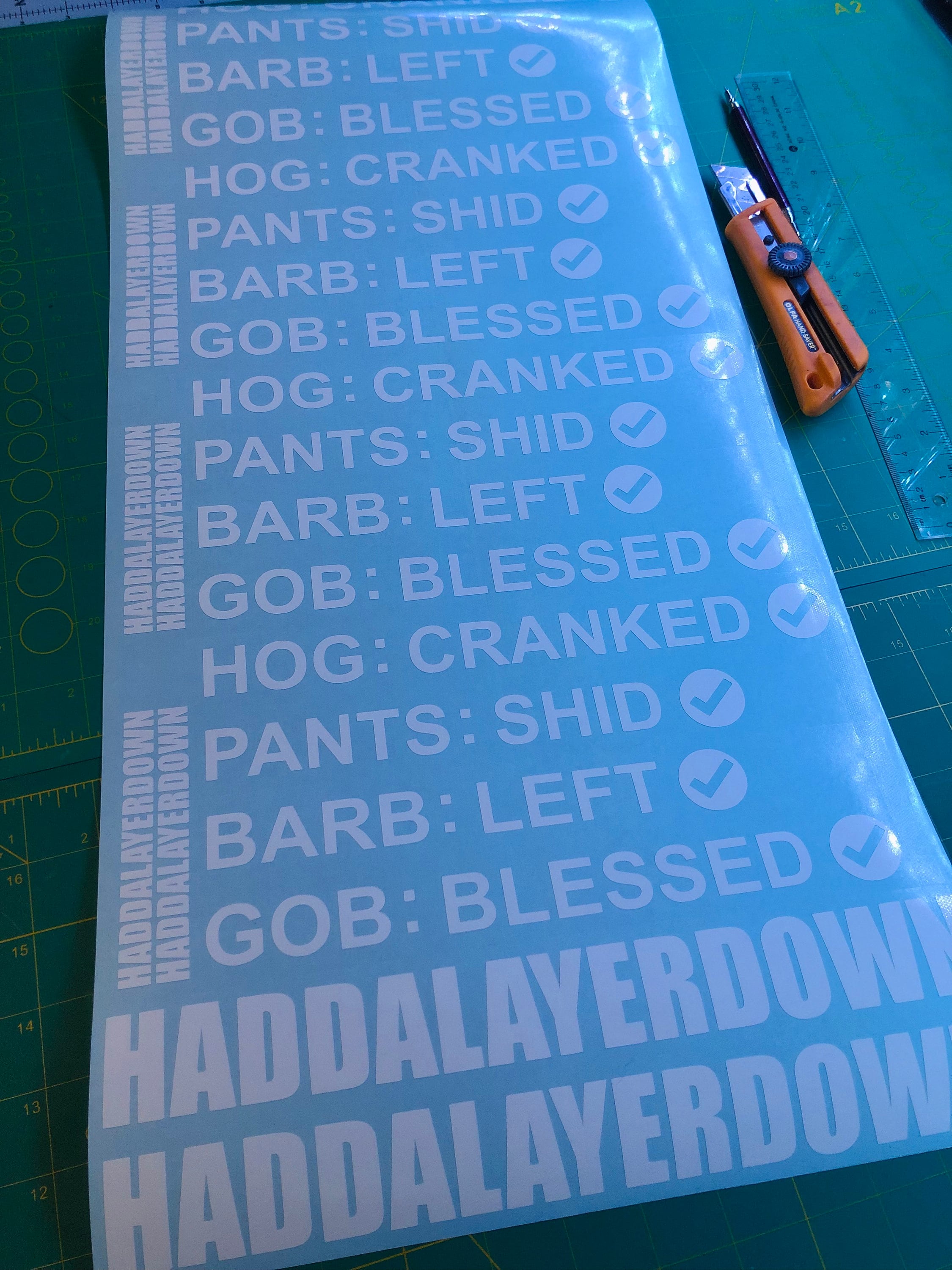 HOSS Decals: Funny Car Window Decal - Made in Canada - Etsy