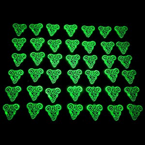 The Pick of Destiny! - Glow-in-the-dark Neon Green 3d-printed Guitar ...