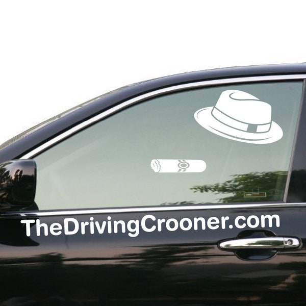 Driving Crooner Decal - Etsy