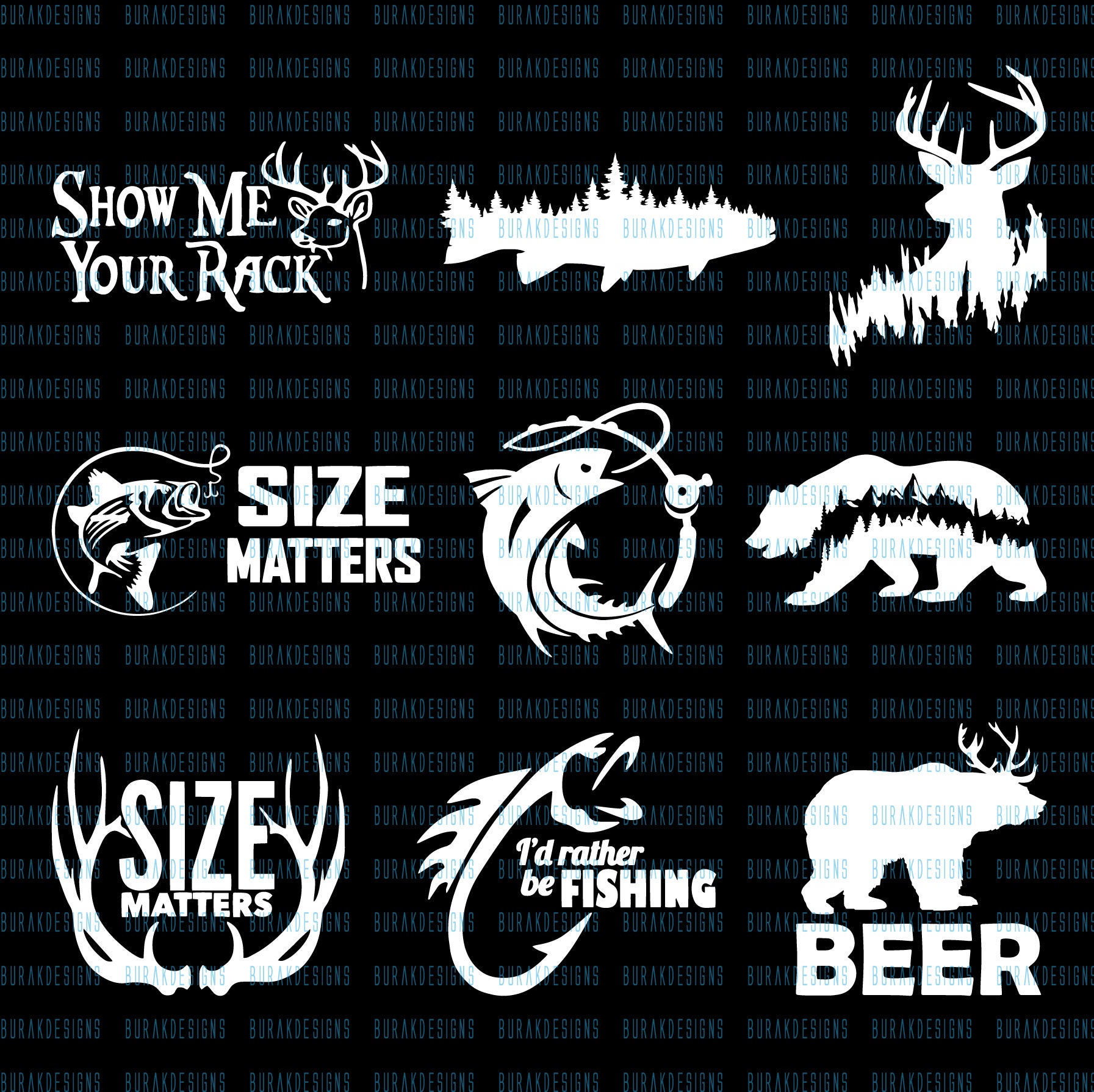 Hunting And Fishing Decals