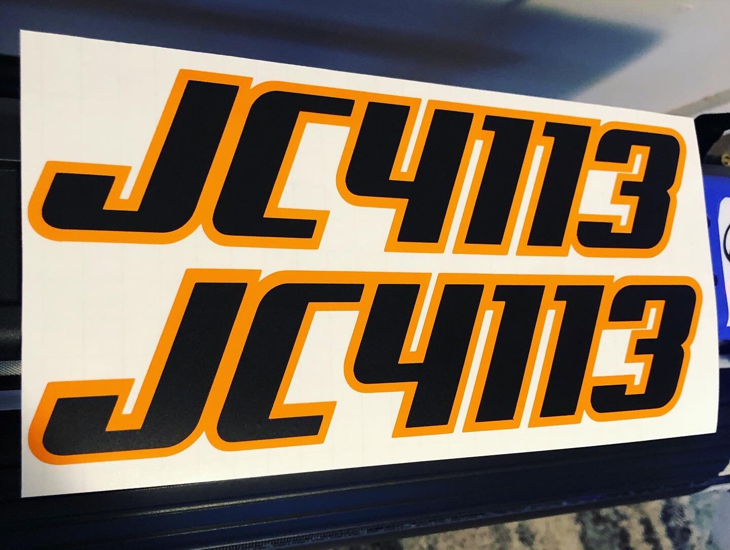 Custom Snowmobile Registration Number Decals / 20 Fonts and Colours to ...