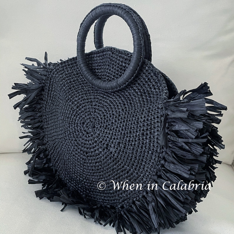 CROCHET PATTERN PDF Raffia Bag Pattern 'whiskers New - Etsy