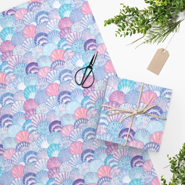 Mermaid Wrapping Paper - Etsy